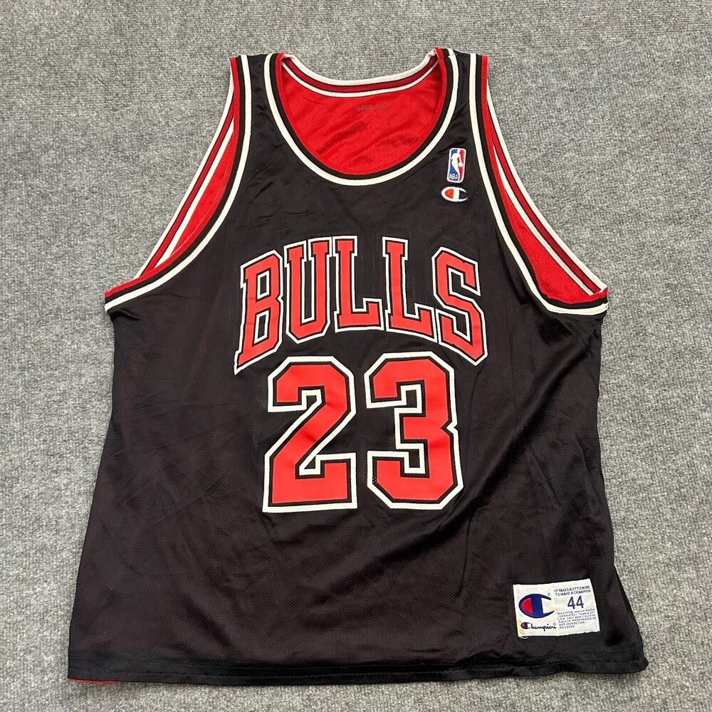 100% Authentic Michael Jordan Vintage Champion Bulls … - Gem